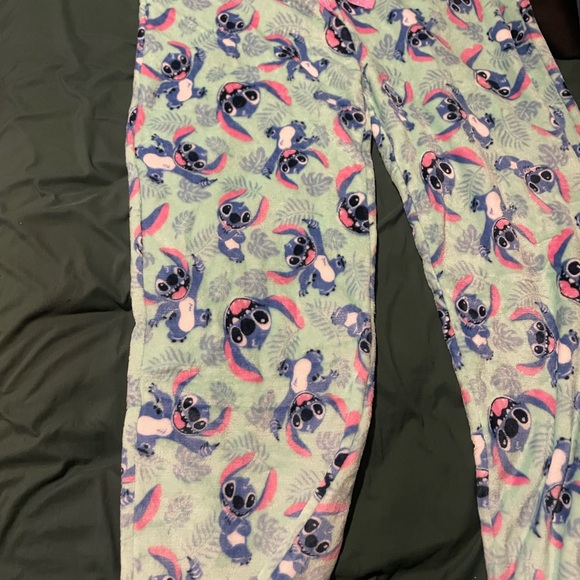 Disney | Intimates & Sleepwear | Disney Stitch Blue And Pink Sleepwear ...